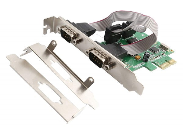 PCI-E to 2 Serial ports w/low profile – Modcom