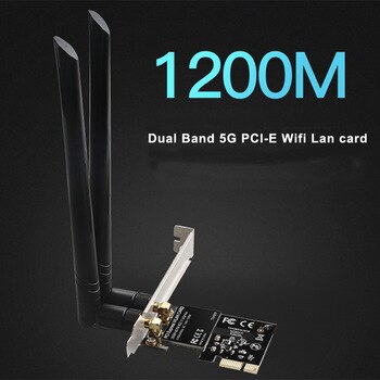 Realtek 8812AE AC1200Mbps 2.4&5GHz WiFi PCIe Lan Card – Modcom