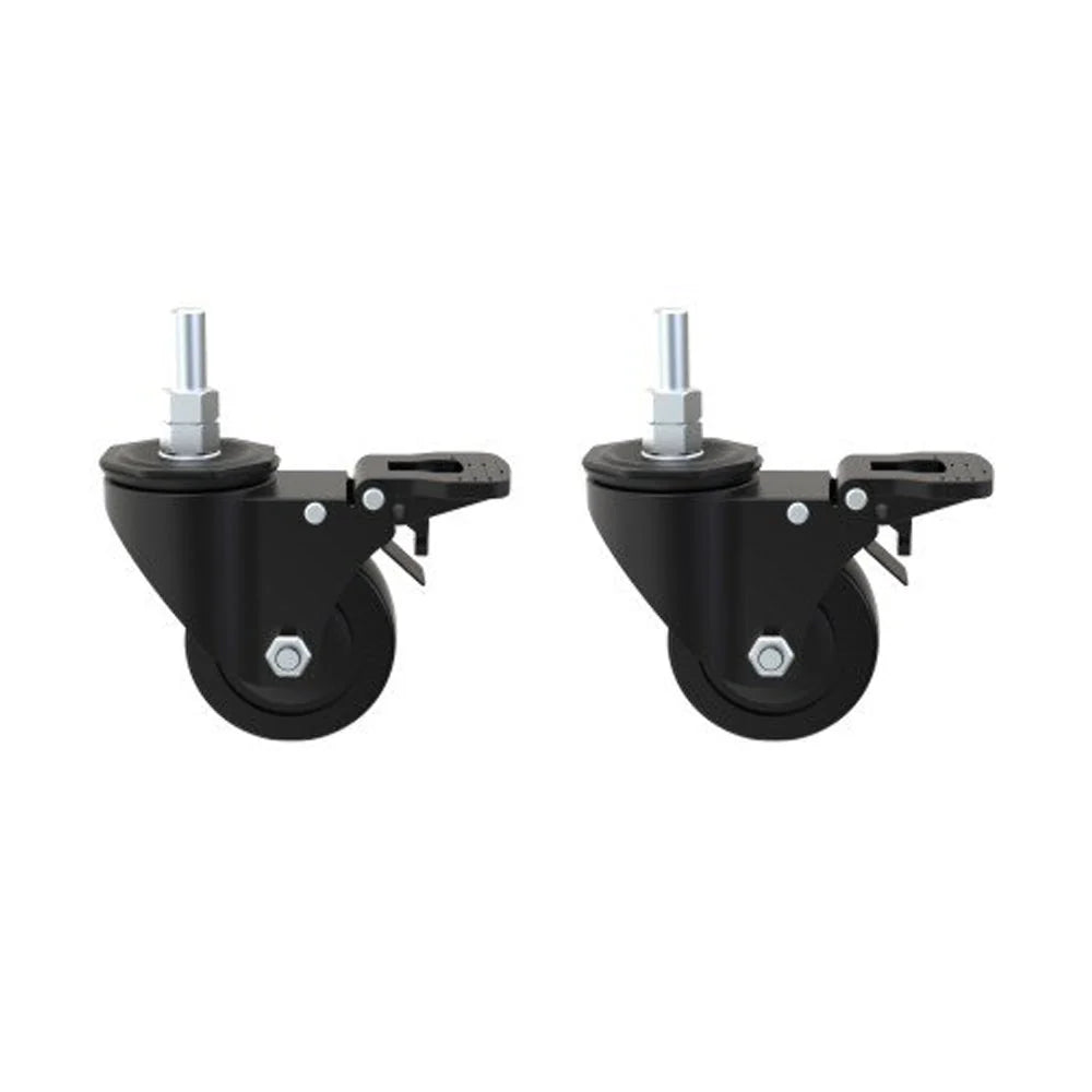 Video Wall Floor Stand - Pair of Lockable Casters – Modcom