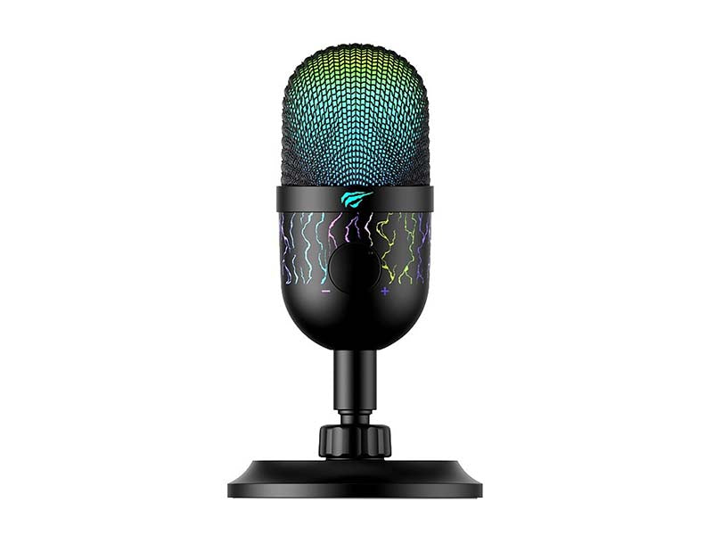 HAVIT GK52 Dynamic RGB lighting gaming microphone, USB wired microphon ...