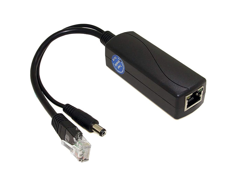 Indoor PoE Splitter 1 PoE in to RJ45 and 12V 15/30W Power out – Modcom