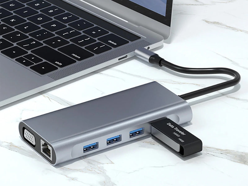 11 in 1 USB-C Hub Docking Station Type-C Adapter – Modcom