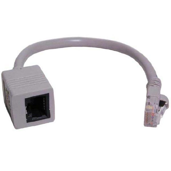 8" Cross-Wired CAT5e (350MHz) Ethernet Network Adapter - Male to Femal ...