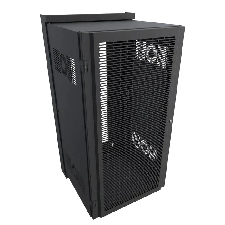 Hammond 20U Heavy Duty Wall Mount Swing-Out Cabinet 23.5 inch Usable D ...