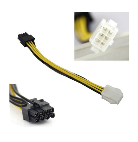 Internal cable, 6 pin to 8 pin – Modcom