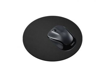 Generic 20cm foam rubber mouse pad in round shape_White color – Modcom