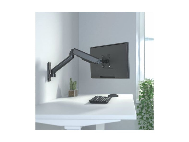 SINGLE MONITOR ELEMENTAL WALL-MOUNTED GAS SPRING MONITOR ARM 17-32inch ...